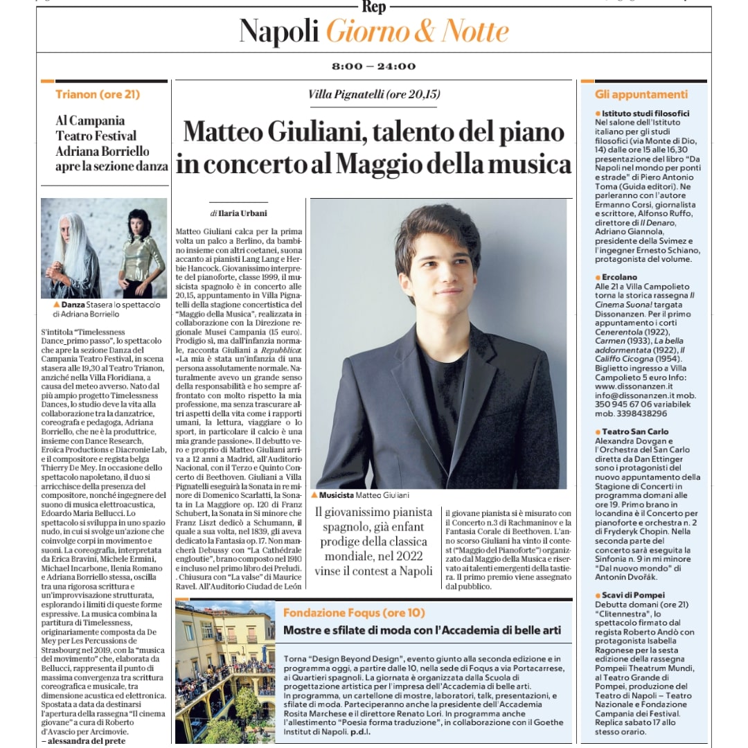 press – Matteo Giuliani Díez